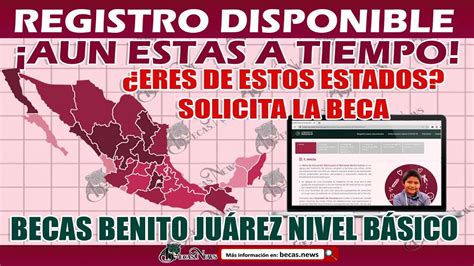 ATENCIÓN ULTIMOS ESTUDIANTES que podrán solicitar la Beca Benito