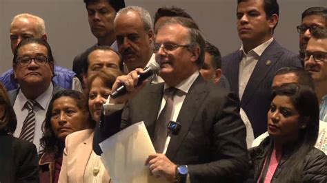 Marcelo Ebrard Renuncia A La SRE Para Buscar La Presidencia