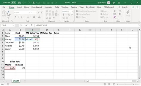Calculate A Cell Reference In Excel
