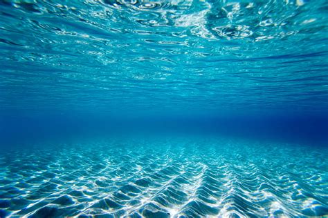 Ocean Underwater Graphic Background For Powerpoint Templates PPT