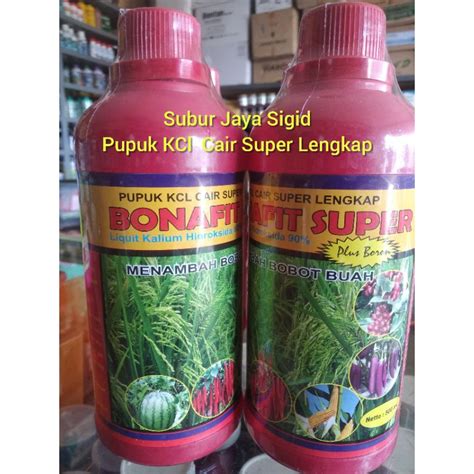 Jual Pupuk KCl Cair Super Lengkap Bonafit Super 500 Ml Shopee Indonesia