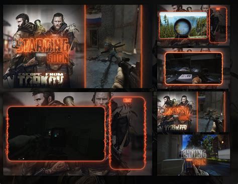 Escape From Tarkov Stream Overlays Pack Tarkov Twitch Overlays Twitch