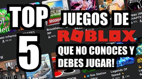 Juegos De Roblox Que No Conoces Y Debes Jugar Youtube