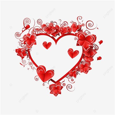 Saludo De San Valent N De Color Rojo Png Dibujos Tarjeta Del D A De