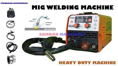 Mig Welding Machine Inverter Leverage Mig 200 YouTube
