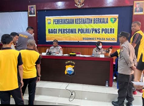 Polres Gowa Gelar Pemeriksaan Kesehatan Berkala Personel Star7Tv