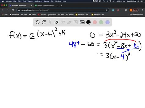 solved a find the vertex the axis of symmetry and the maximum or minimum function value and