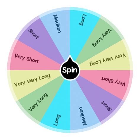 Hair Length Spin The Wheel Random Picker