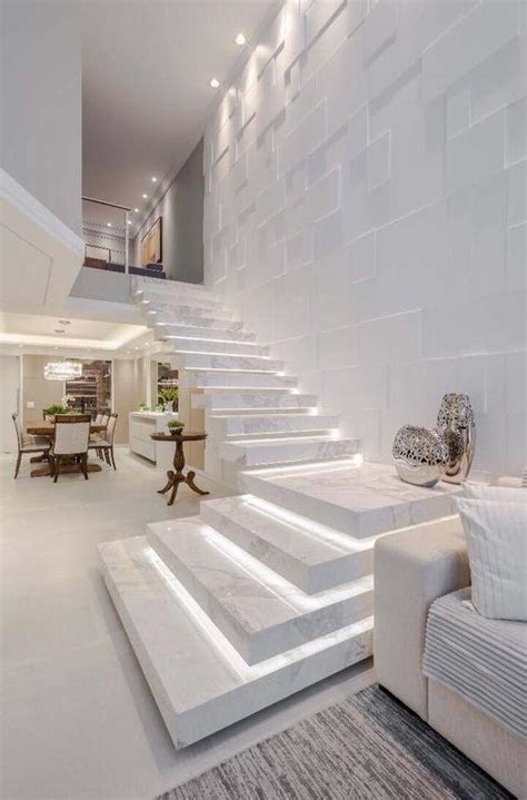 40 escadas internas para você se inspirar Revestindo a Casa