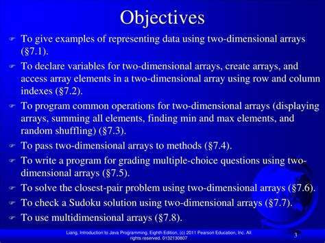 ppt chapter 7 multidimensional arrays powerpoint presentation free download id 3090050