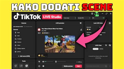 Kako Podesiti TikTok Live STUDIO I Dodati Scene Na TIKTOK YouTube