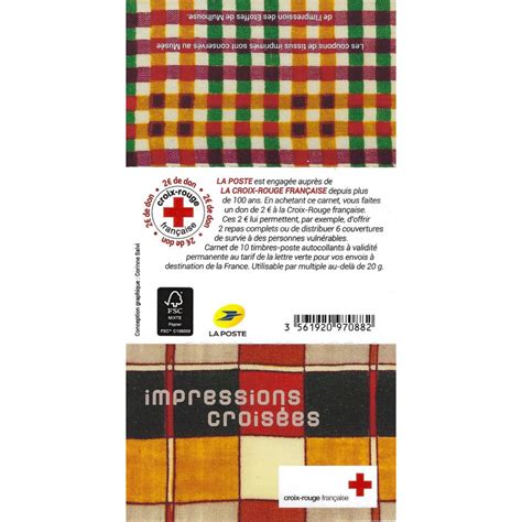 Carnet De Timbres Croix Rouge 2022 Philantologie