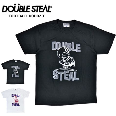 楽天市場割引クーポン配布中 DOUBLE STEAL ダブルスティール Tシャツ FOOTBALL DOUBZ S S T