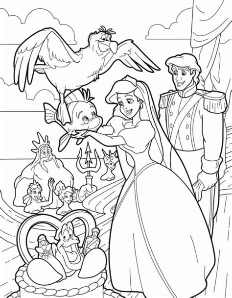 Coloriage Ariel Coloriages Enfant