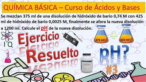 20 Ejercicio Resuelto Calculo Del PH De Una Mezcla De Soluciones De La