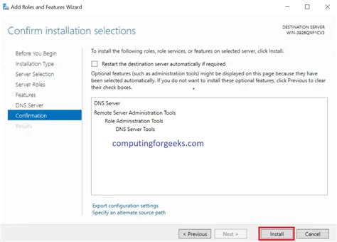 Install And Configure Dns Server On Windows Server Computingforgeeks