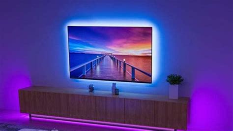 Bande Ruban Led Tv Pour Clairer Derri Re La T L Youtube