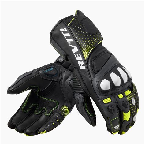 Guantes Revit Control Negros Amarillo Fluo
