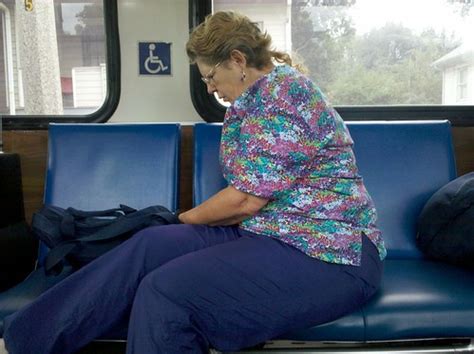 Asshole Lady Takes Up Three Seats On A Crowded CUMTD Bus Flickr