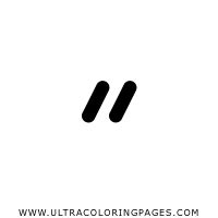 Dibujo De Comillas Para Colorear Ultra Coloring Pages