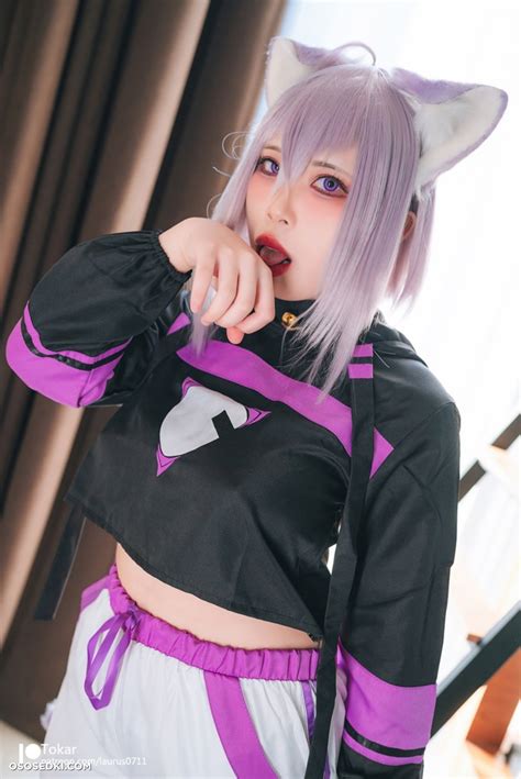 モデル Tokar浵卡 laurus0711 Okayu Nekomata のコスプレHololive 由来 Onlyfans