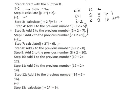 solved the numbers in the table below are the result of executing an algorithm that has one