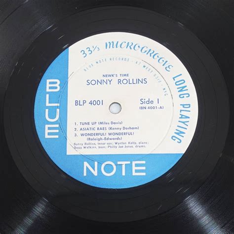 極美 US BLUE NOTE BLP 4001 完全オリジナル NEWKs TIME Sonny Rollins 63rd DG