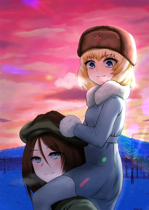 Katyusha And Nonna Girls Und Panzer Drawn By Nabe Puyo Danbooru