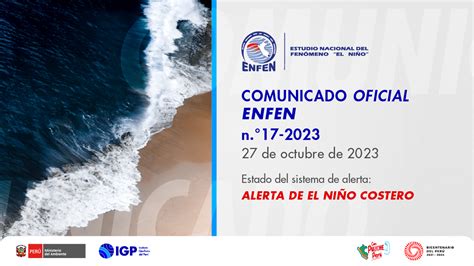 ENFEN N17 2023 Estado del sistema de alerta Alerta de El Niño