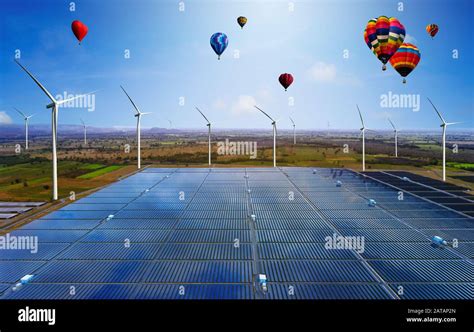 Panel de energía solar célula fotovoltaica y turbina eólica generador