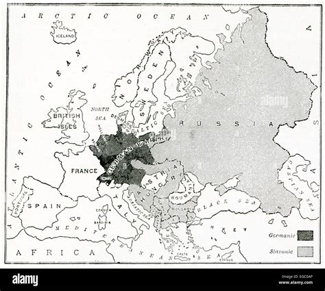 Black And White Map Of Europe 1914