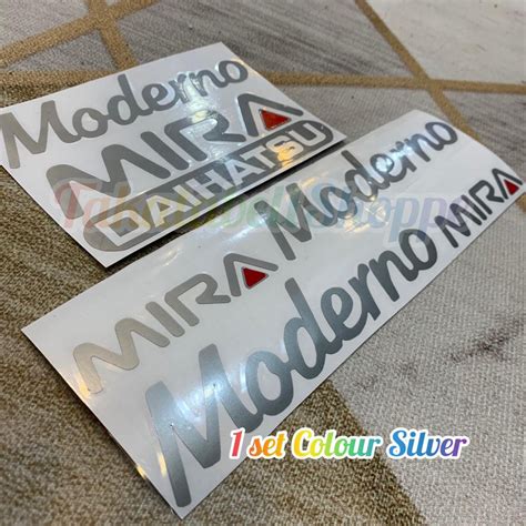 Sticker Kancil Moderno Kancil Mira Daihatsu Sticker Perodua Kancil