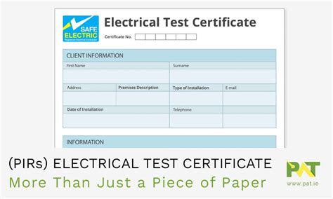 Pat Certificate Template