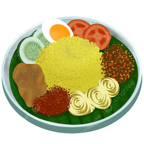 Nasi Kuning Png Picture Indonesia Traditional Food Nasi Kuning The