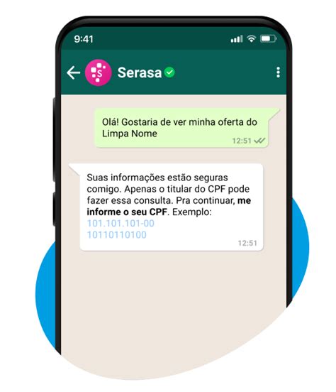 Serasa Whatsapp Negocia O De D Vidas Serasa Limpa Nome