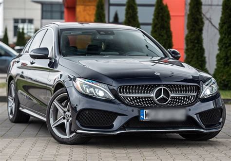 Mercedes Benz C300 4Matic 9G Tronic AMG 245KM 2018 2xPanorama Kamery