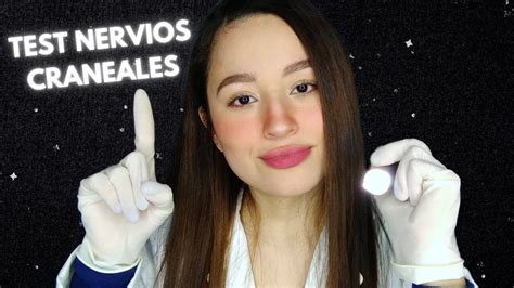 ASMR Español EXAMEN DE NERVIOS CRANEALES ROLEPLAY YouTube
