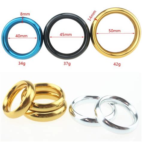 Aluminum Cockring Vòng đeo dương vật bằng nhôm bền bỉ