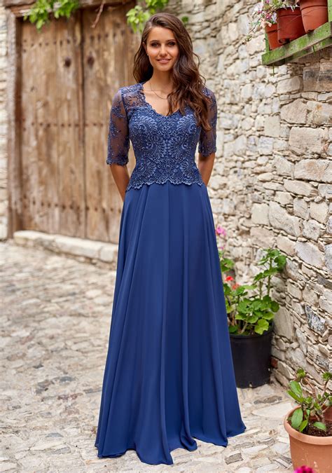 Abito Cerimonia Donna Lungo Con Manica Favole Abiti Da Sposa E Da