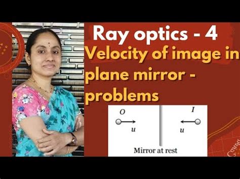 Ray Optics 4 Velocity Of Image In Plane Mirror Problems YouTube