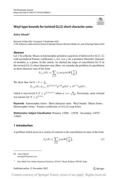 weyl type bounds for twisted gl 2 short character sums request pdf