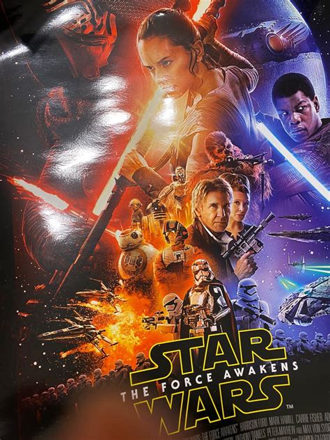 星球大戰 Star Wars poster 興趣及遊戲 收藏品及紀念品 明星周邊 Carousell