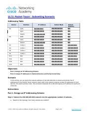 Answers 11 7 5 Packet Tracer Subnetting Scenario ITExamAnswers Net