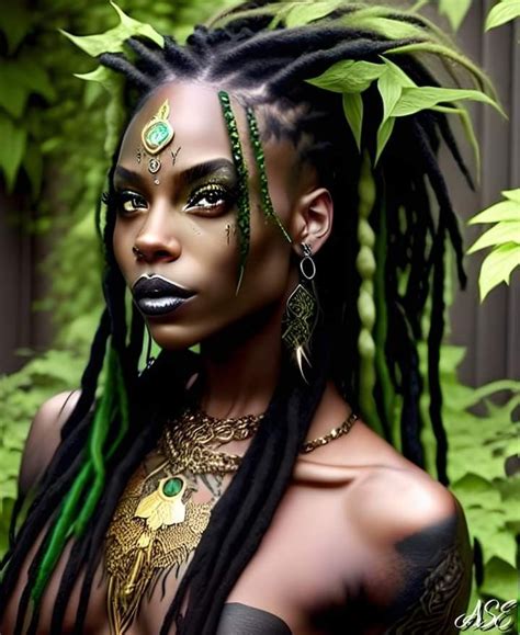 Black Art Painting Afrocentric Art Witch Doctor Fantasy Portraits