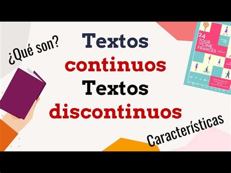 Textos Continuos Discontinuos Y Mixtos Ejemplos Para Entender Su