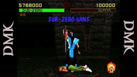 Mortal Kombat Arcade Sub Zero S Spine Rip Fatality YouTube