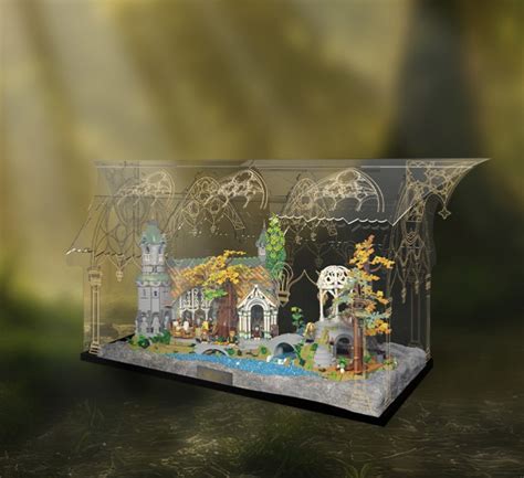 Acrylic Display Case For LEGO 10316 Lord Of The Rings Rivendell