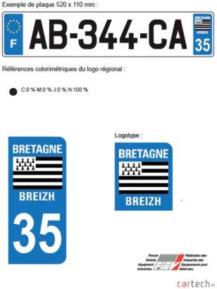 Nouvelles plaques dimmatriculation découvrez celle de votre région