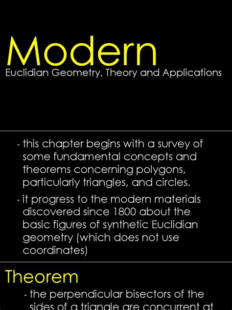 fundamental concepts and theorems pdf