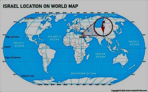 Where Is Israel On A Map Of The World Map Worksheets